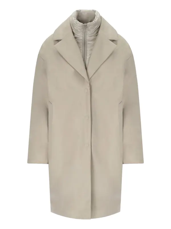 DUNO Miranda Cotton Blend Coat - Beige