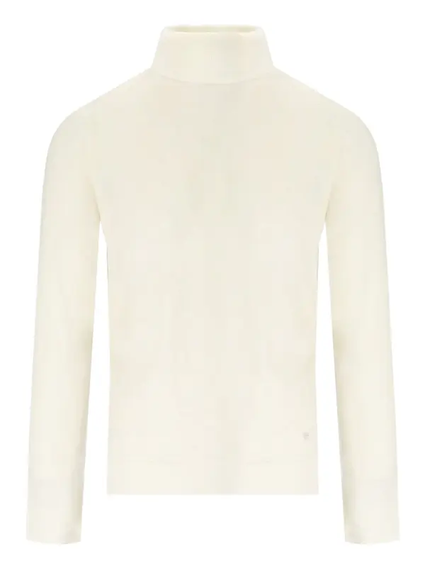 MANUEL RITZ Virgin Wool Turtleneck Jumper - White