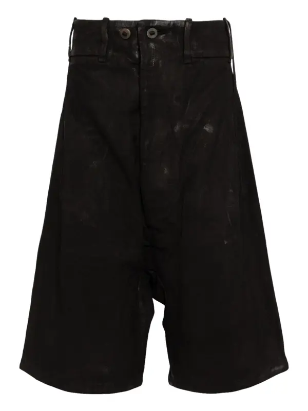 Boris Bidjan Saberi Drop-crotch Shorts - Black