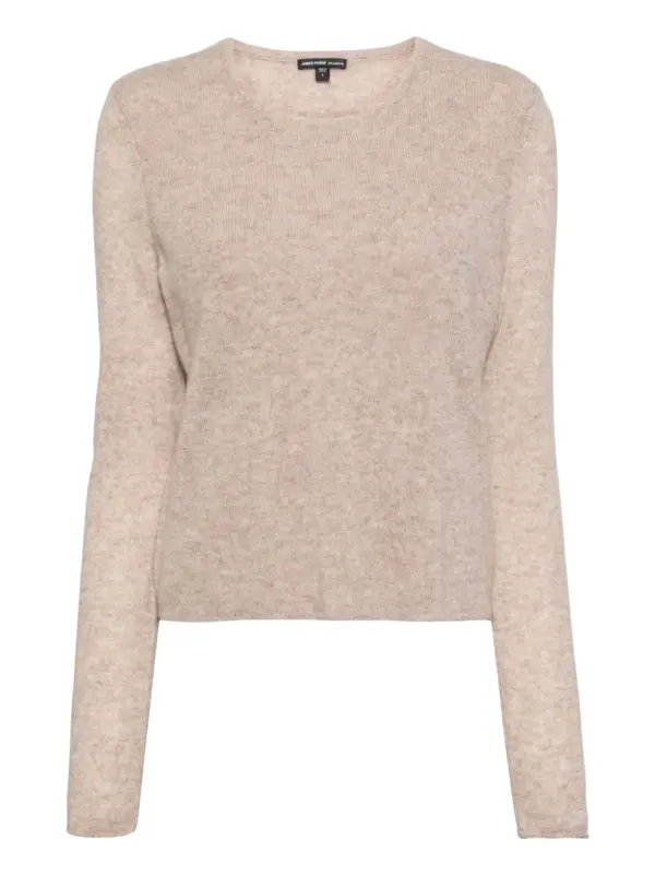 JAMES PERSE Crew-neck Jumper - Brown