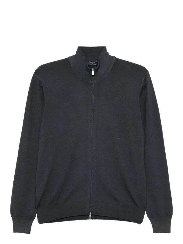 BARBA NAPOLI Wool Cardigan - Grey