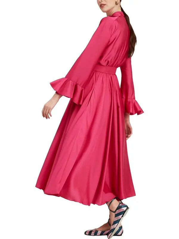 La DoubleJ Baby Dress - Solid Cyclamen