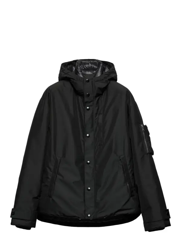Prada Technical Fabric Down Jacket - Black