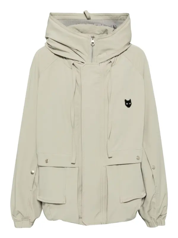SONGZIO Panther 3d Structure Hooded Jacket - Grey