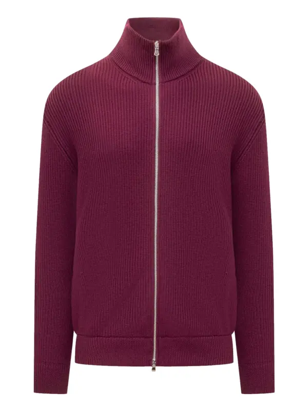 SEVEN GAUGE Zip-up Jumper - Red