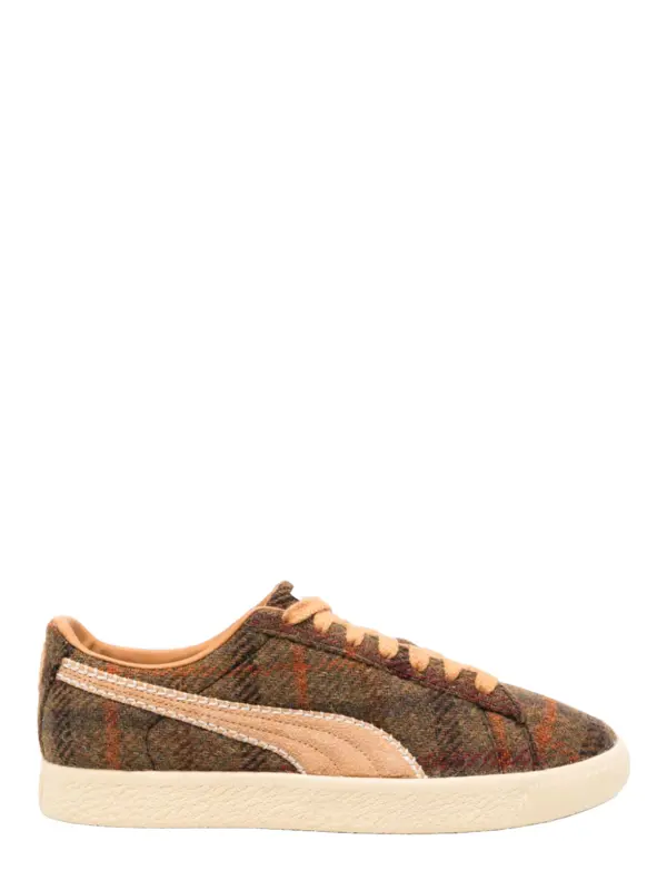 PUMA Clyde Harris Tweed Sneakers - Brown