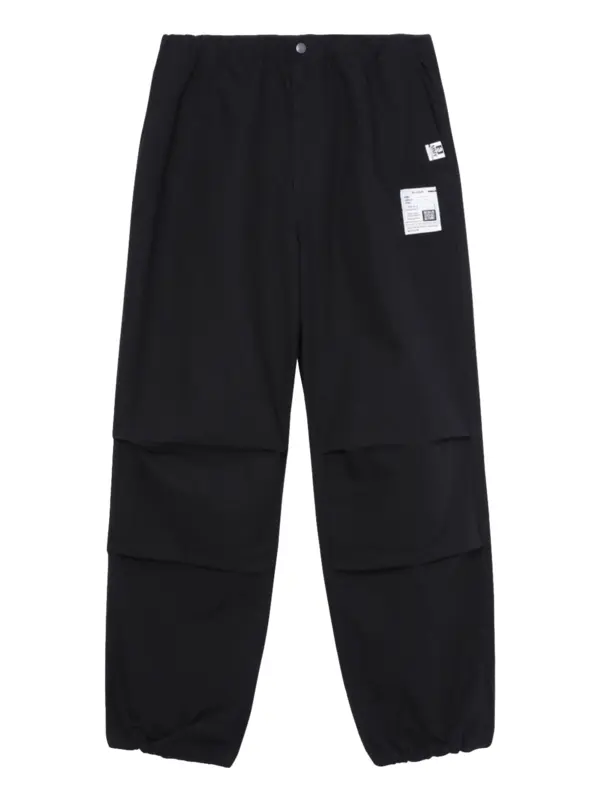 Mihara Yasuhiro Cotton Wide-leg Trousers - Black
