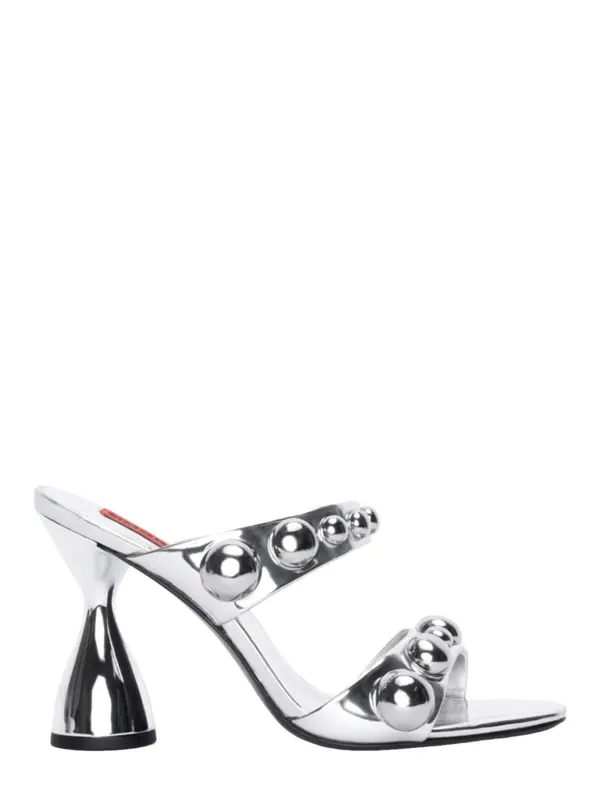 SIMONMILLER Dome Stud Verner Sandals - Silver