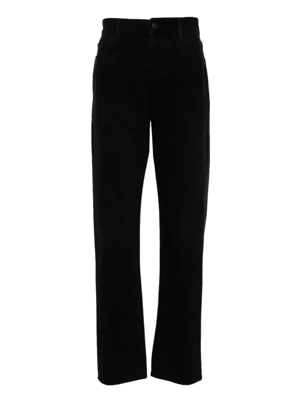 THE ROW Carlisle Straight-leg Jeans - Black