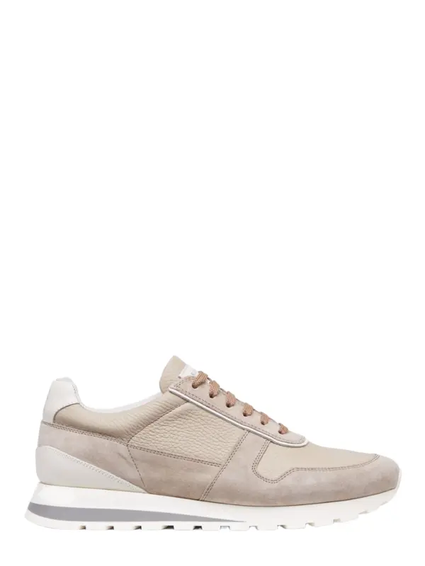 Brunello Cucinelli Leather Sneakers - Neutrals
