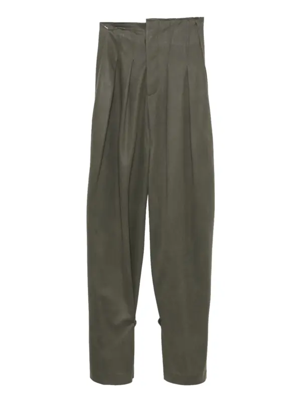 ELENA VELEZ Asymmetric Trousers - Brown