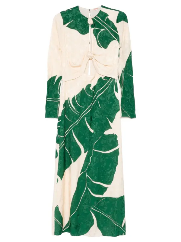 Johanna Ortiz Into The Wild Maxi Dress - Neutrals
