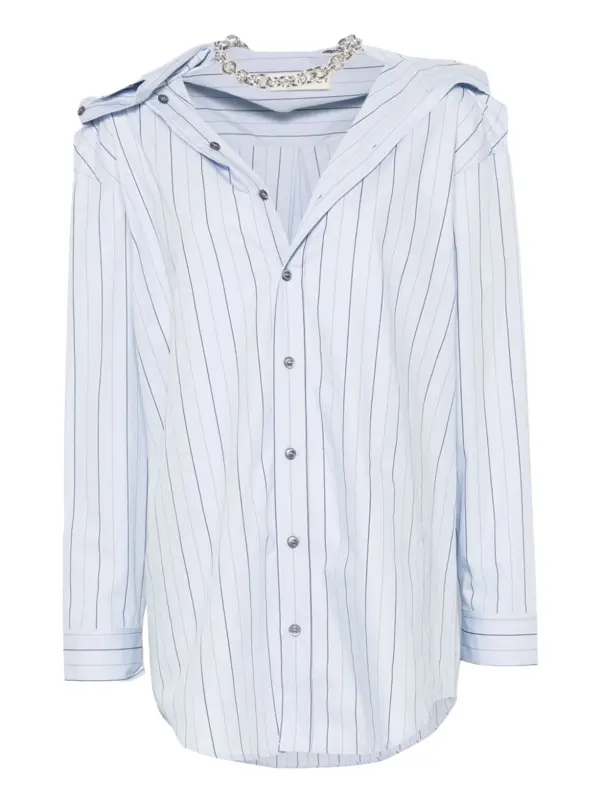 Y/project Striped Shirt - Blue