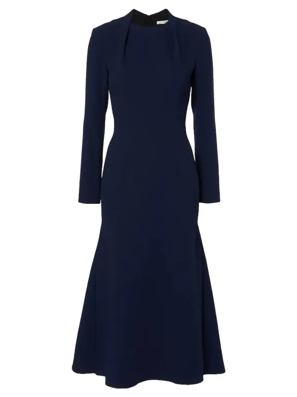 EMILIA WICKSTEAD Seneca Midi Dress - Blue