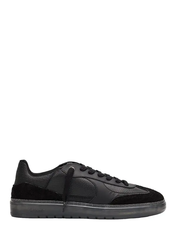 REPRESENT Virtus Mixed-leather Sneakers - Black
