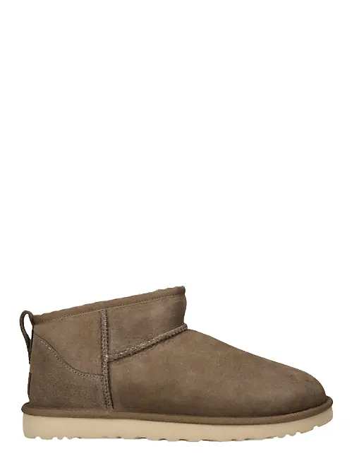 UGG Ultra Mini Logo-patch Sheepskin Boots - Brown/oth