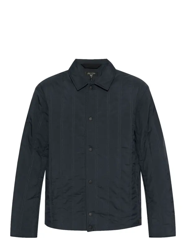 Rag & Bone Vertical Stripe Jacket - Blue