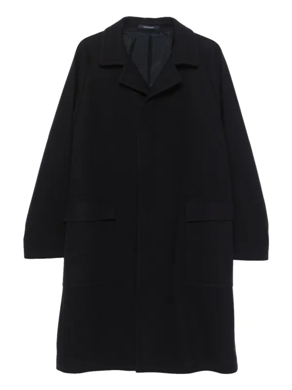 Tagliatore Loyd Felted Coat - Blue
