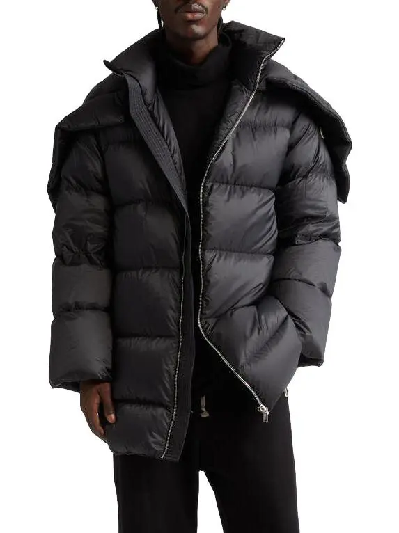 Moncler Cyclopic Long Down Coat - Black