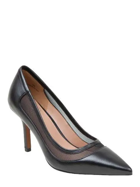 Linea Paolo Perline Pointed Toe Pump - Black