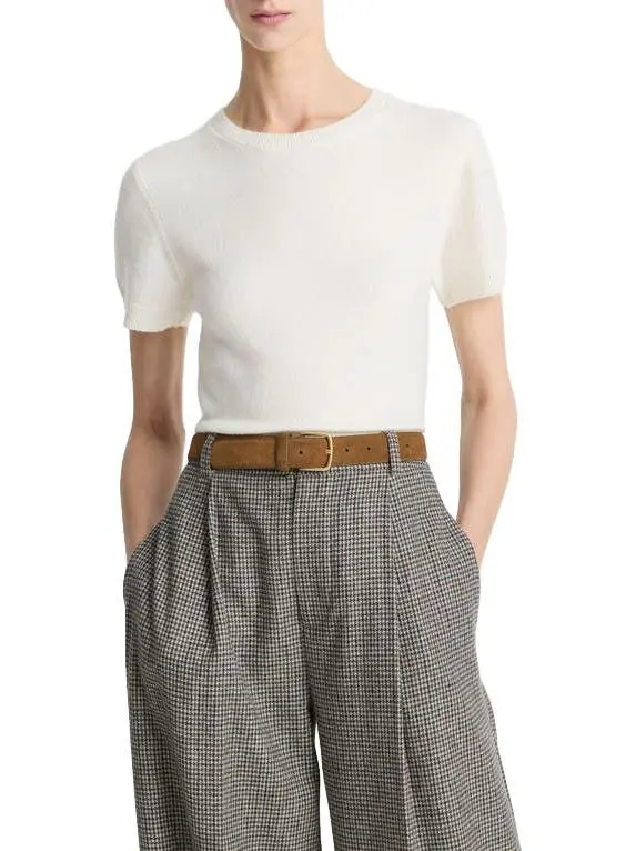 Vince Wool & Cashmere Blend Crewneck Sweater - Off White