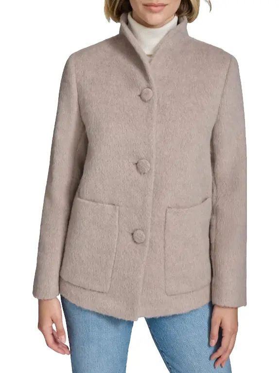 Andrew Marc Piper Coat - Walnut