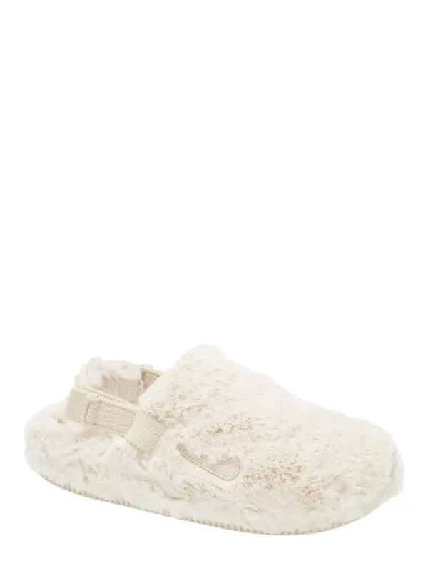 Nike Calm Faux Fur Mule - Sand Drift/ Sand