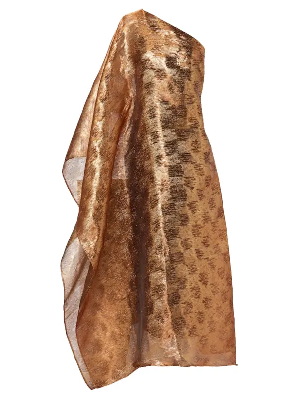 TALLER MARMO Betsy One-shoulder Gown - Gold