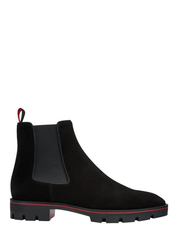CHRISTIAN LOUBOUTIN Alpinosol Chelsea Boots - Black
