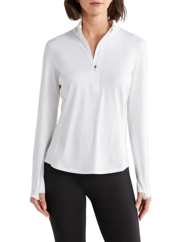 Tommy Bahama Playa Vista Islandzone® Quarter Zip Top - White
