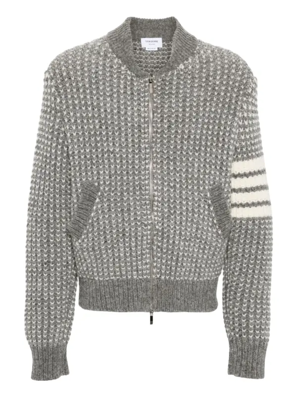 Thom Browne 4-bar Wool Jacket - Grey
