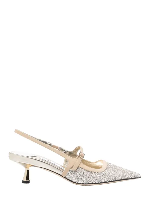 JIMMY CHOO 45mm Didi Pumps - Gold