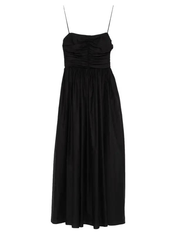 Matteau Gathered Maxi Dress - Black