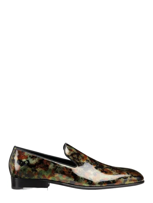 STUART WEITZMAN Alfred Leather Loafer - Brown Multi