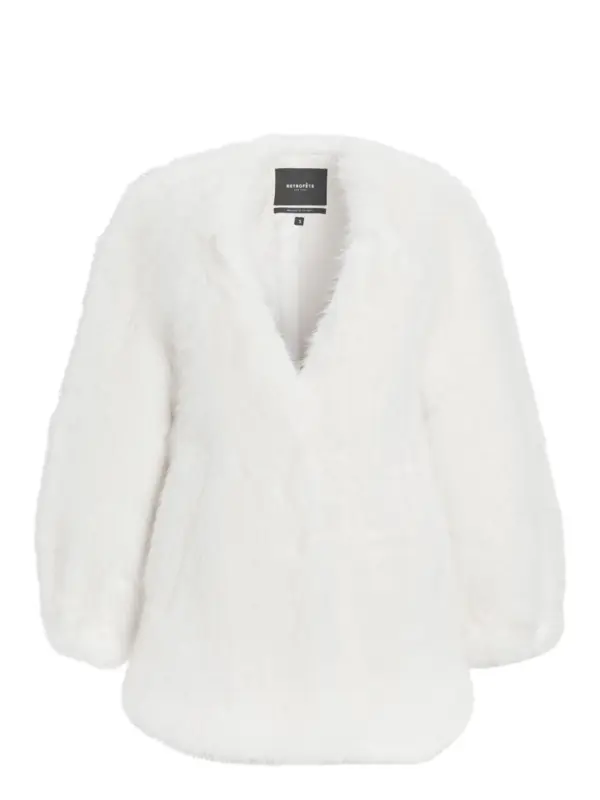 Retrofete Heiress Faux-fur Jacket - White