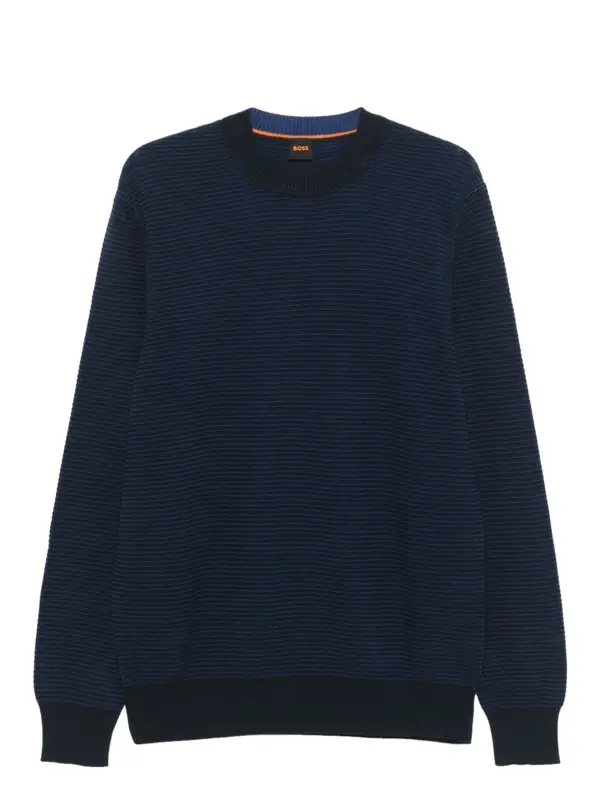 Hugo Boss Two-tone Striped Sweater - Blue