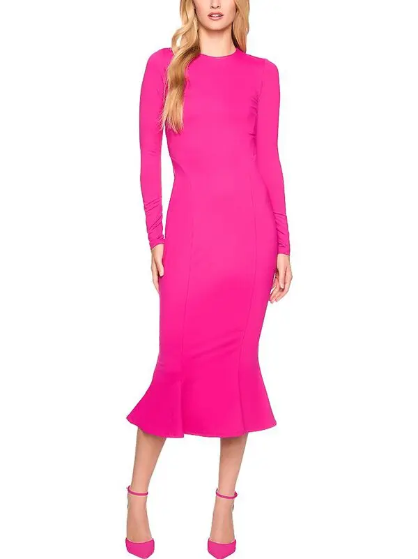 Susana Monaco Trumpet Skirt Dress - Peony