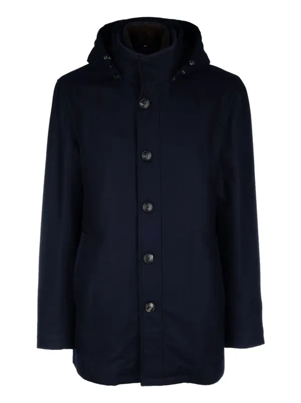 BARBA NAPOLI Wool Jacket - Blue