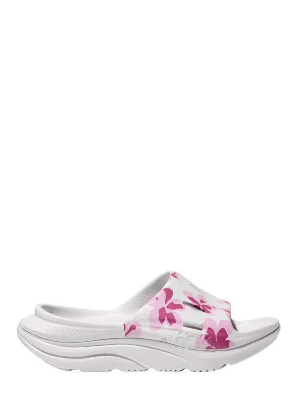 Hoka One One Ora Recovery Slide 3 Vibrant Bloomin - Nimbus Cloud/pink Twilight