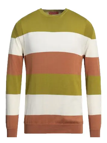 DANIELE FIESOLI Striped Cotton Sweater - Green