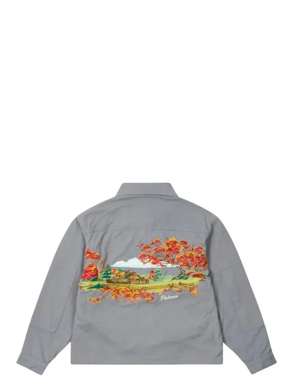 PALACE Utility Fleece Jacket - Grey