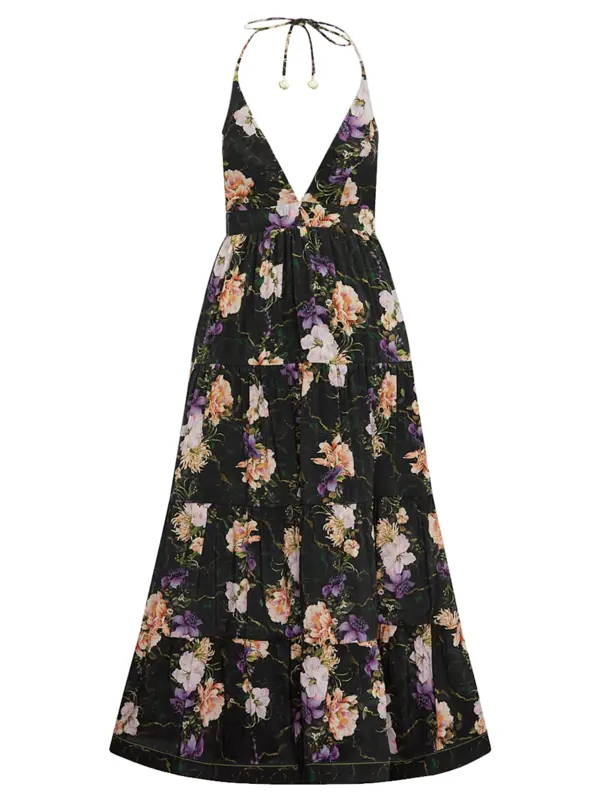 AQUA BLU AUSTRALIA Jancinta Floral Maxi Dress - Multi