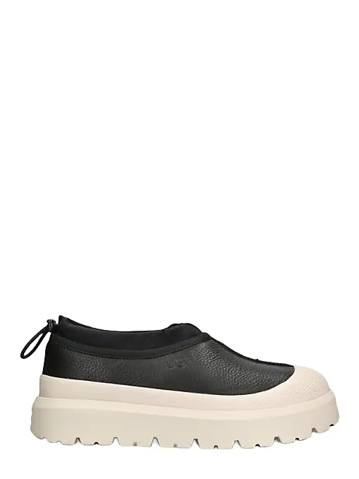 UGG Tasman Weather Hybrid Leather Slippers - Black/comb