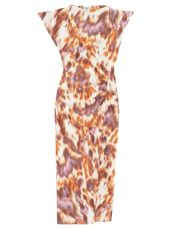 MARANT ETOILE Nadela Midi Dress - Neutrals