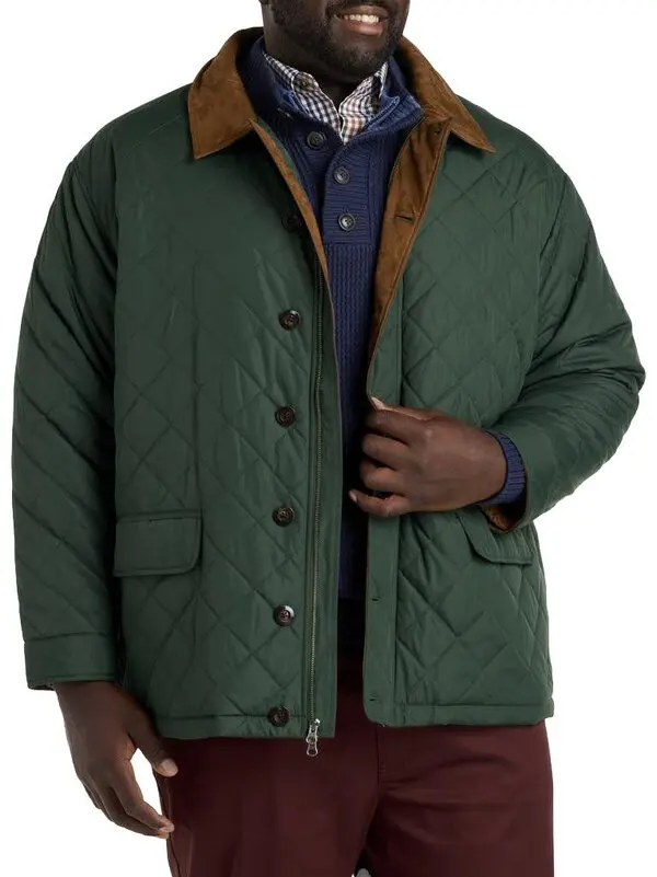 OAK HILL BY DXL Quilted Walking Coat - Mountain View