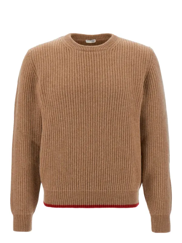 FAY Knitted Jumper - Brown