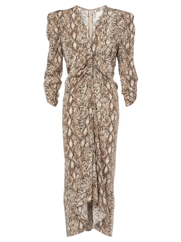 Isabel Marant Albini Printed Midi Dress - Multicoloured