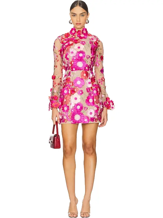ELLIATT X Alessandra Mini Dress - Magenta