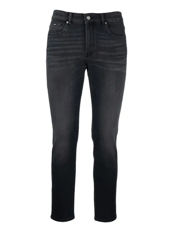 Hugo Boss Washed-effect Jeans - Black
