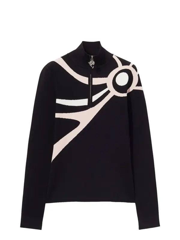 Emilio Pucci Marmo-jacquard Top - Black
